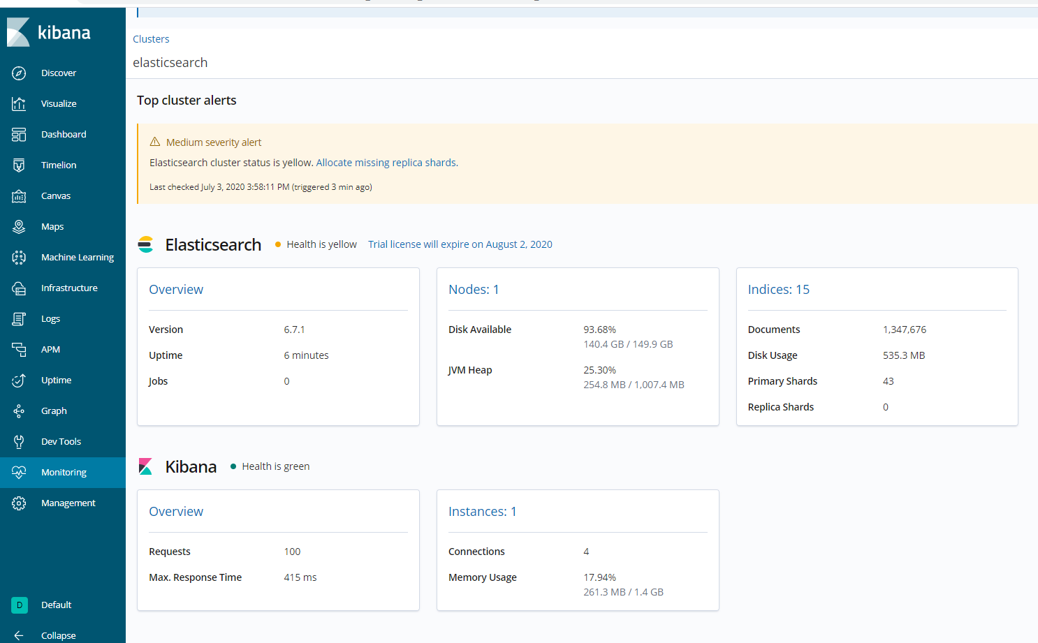 kibana常用操作_必须配置加密密钥才能使用 alerting-CSDN博客