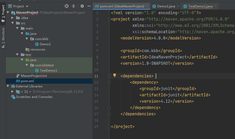 IDEA导入依赖，但在External Libraries不显示--解决_idea中依赖包 在外部库无显示-CSDN博客