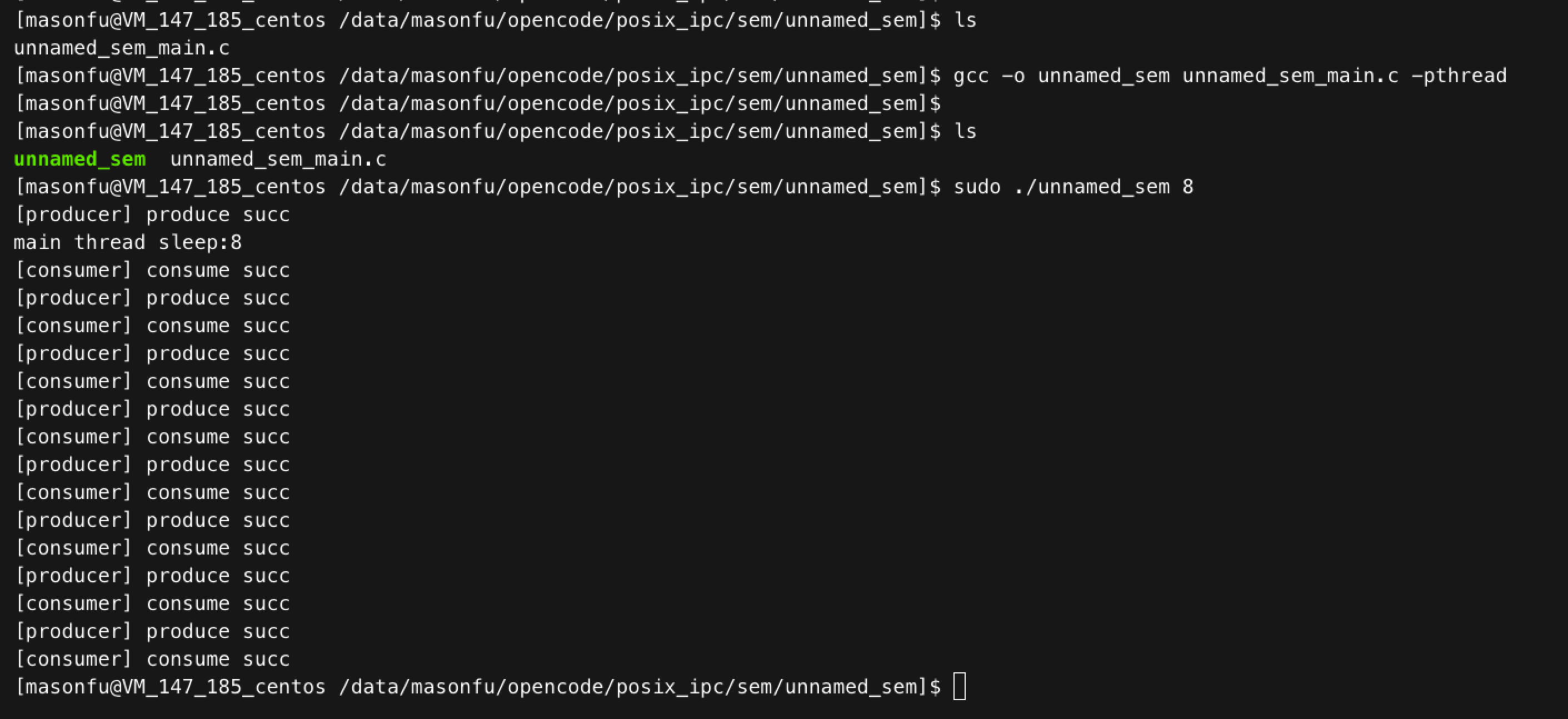 Linux进程间通信五 Posix 信号量简介与示例-CSDN博客