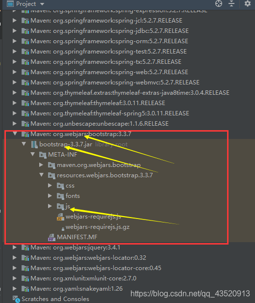 关于bootstrap And Layui And Jquery 在springboot中运用maven导入包并引入到html页面maven项目如何嵌入html Csdn博客