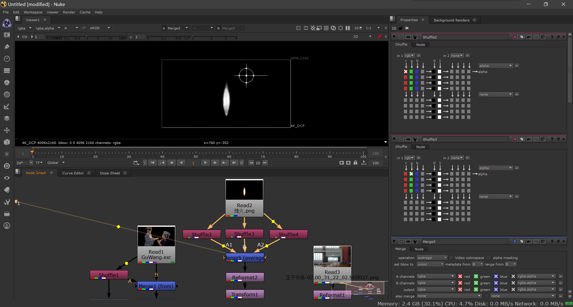 Nuke对图片添加Alpha通道_缎沫晗的博客-CSDN博客_nuke提取alpha通道