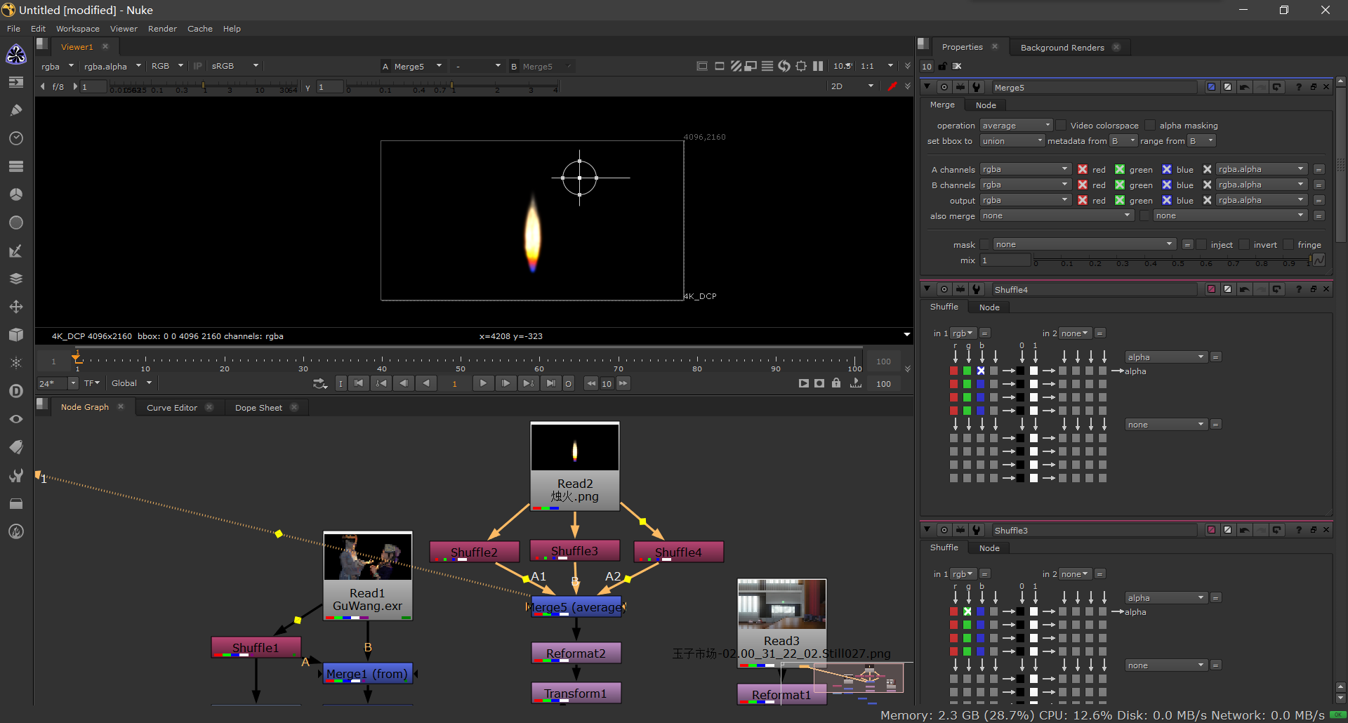Nuke对图片添加Alpha通道_缎沫晗的博客-CSDN博客_nuke提取alpha通道