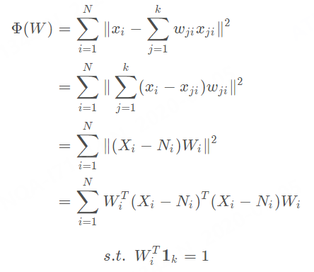 机器学习：流形学习Manifold Learning之LLE（局部线性嵌入）_流形嵌入-CSDN博客
