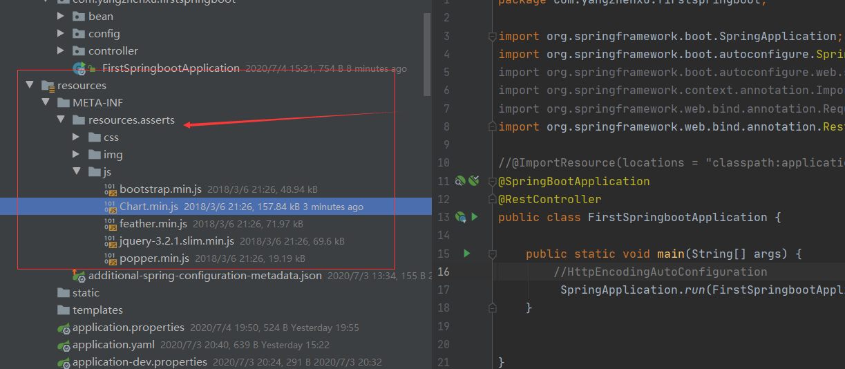 springboot web开发之静态资源（依赖资源，自己资源，图标）引入与访问_resourceproperties springboot2.6-CSDN博客