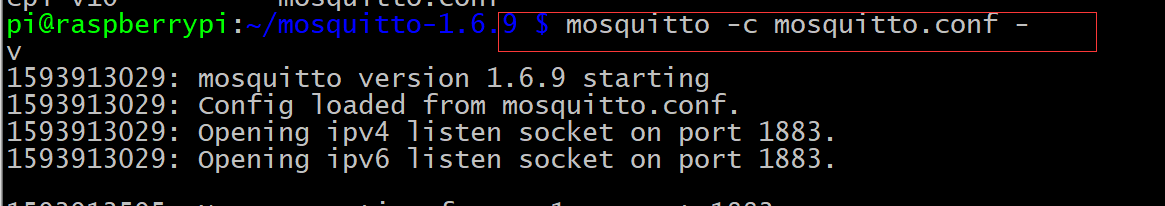 【MQTT学习】在树莓派上安装Mosquitto和使用_mosquitto -c mosquitto.conf -v-CSDN博客