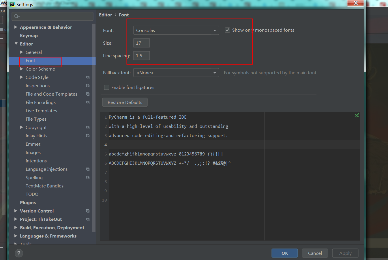 pycharm 设置字体大写和高亮字体颜色_pycharm高亮颜色设置-CSDN博客