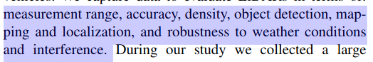 论文《LIBRE: The Multiple 3D LiDAR Dataset》笔记_名古屋大学和tieriv 激光雷达测试-CSDN博客