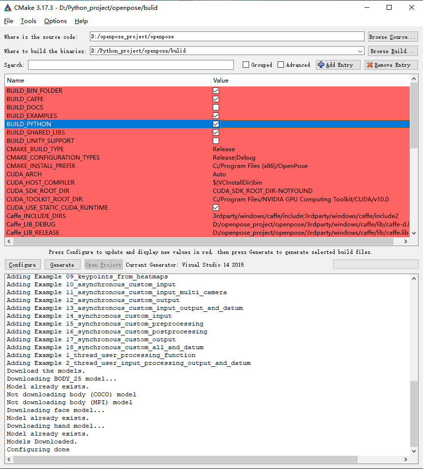 Openpose环境搭建与配置_openpose配置文件-CSDN博客