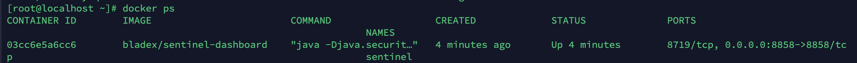 docker安装sentinel（sentinel-dashboard）_docker查看sentinel版本-CSDN博客