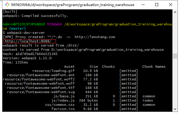 解决webpack-dev-server端口搭建成功，却无法在浏览器访问问题_webpack localhost 拒绝了我们的连接请求。-CSDN博客