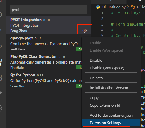 pyqt5+vscode开发环境配置及第一个程序_pyqt compile form-CSDN博客