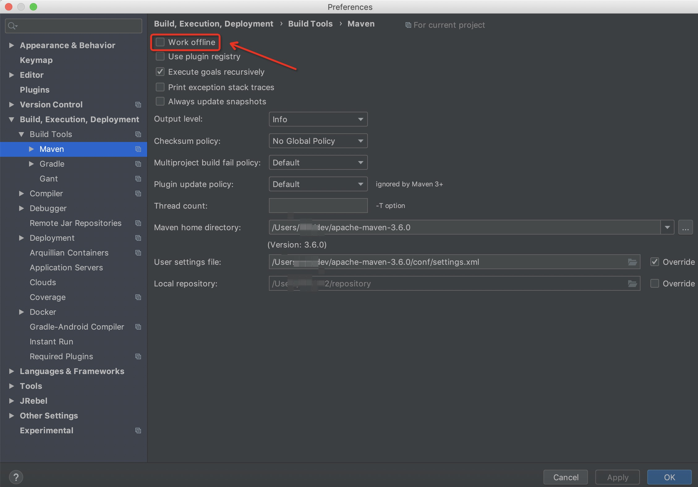 Maven的离线模式maven Offline Csdn博客 