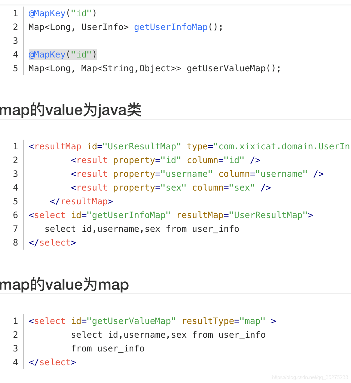 Mysql 查询返回map 第二种方式mysql 查询map Csdn博客