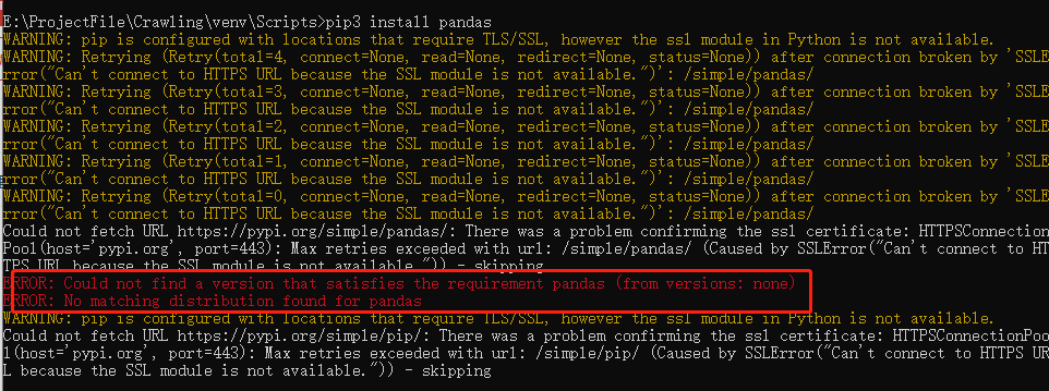 python 安装第三方包-安装失败(pycharm/ anaconda navigator)_python packaging tool怎么安装-CSDN博客
