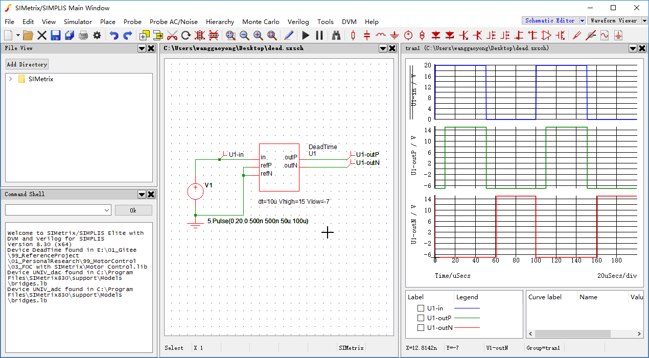 SIMetrix教程-008.死区时间；Dead time_simetrix 死区电路-CSDN博客