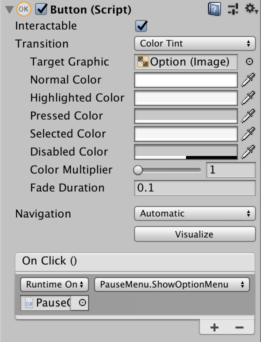 Unity之【创建暂停菜单】_unity的pausepanel-CSDN博客