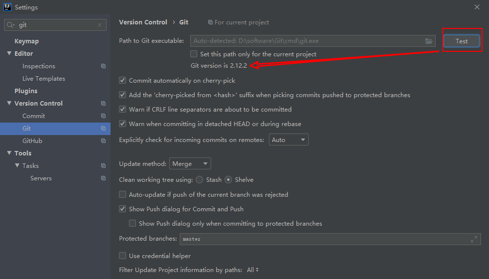 idea 怎么怎么查看版本，配置jdk，配置maven，配置编码格式，配置tomcat，更换默认主题，自动识别git，使用git拉取项目_idea中查看maven和git版本-CSDN博客