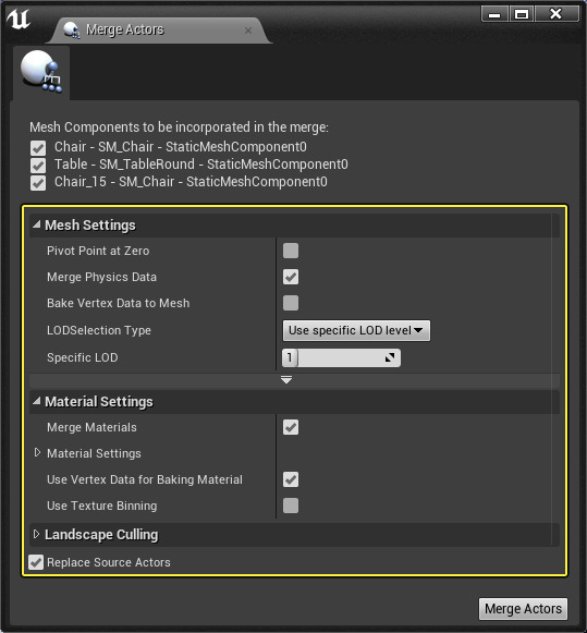 UE4 合并场景中多个StaticMesh(合并模型错误解决)_静态网格体actor的staticmesh属性为空-CSDN博客
