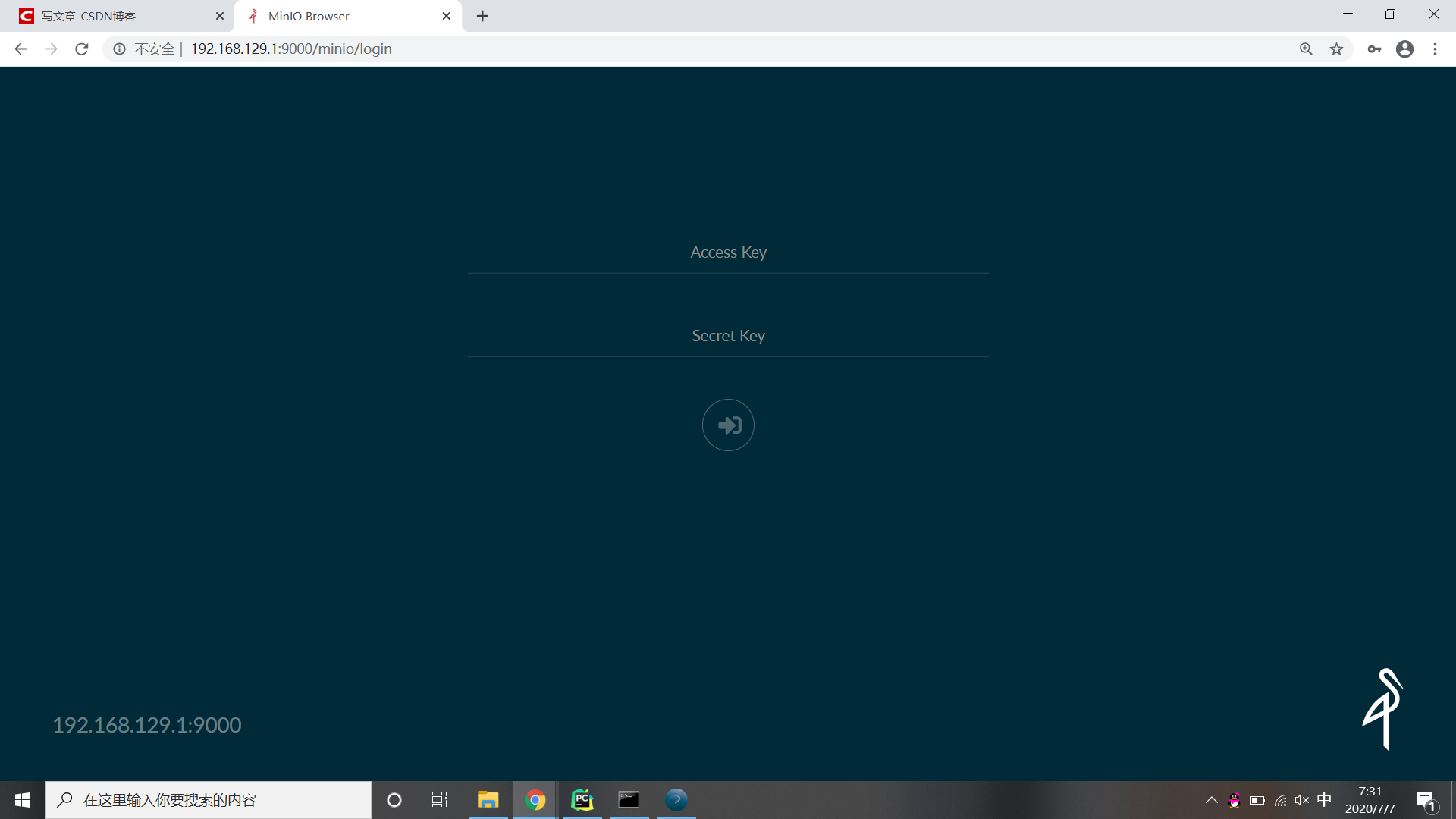 Installation and use of Minio in Windows - Programmer Sought
