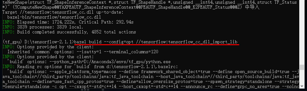 Windows10 Bazel 编译 Tensorflow 2 C++ dll 和 lib 文件_windows 10 bazel tensorflow 2 c++ dll lib-CSDN博客