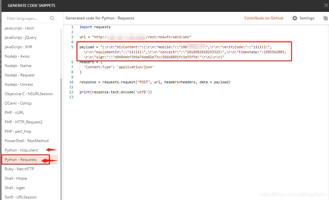 Python Requests模块接口测试,服务器返回500(已解决,解决方法postman导出对比)python Requestspost Internal Server Error