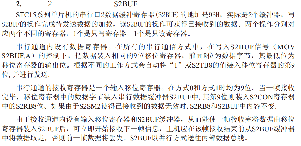 STC15系列单片机串口2的使用_stc 什么2-CSDN博客