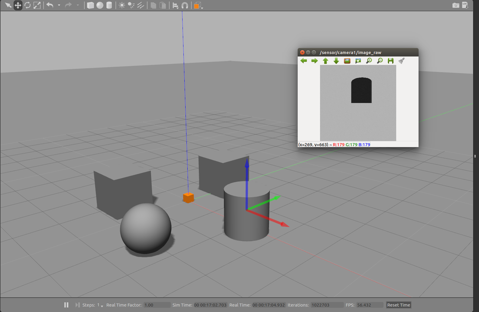 【Gazebo】ROS和Gazebo中仿真双目相机_ros和gazebo构建双目视觉-CSDN博客