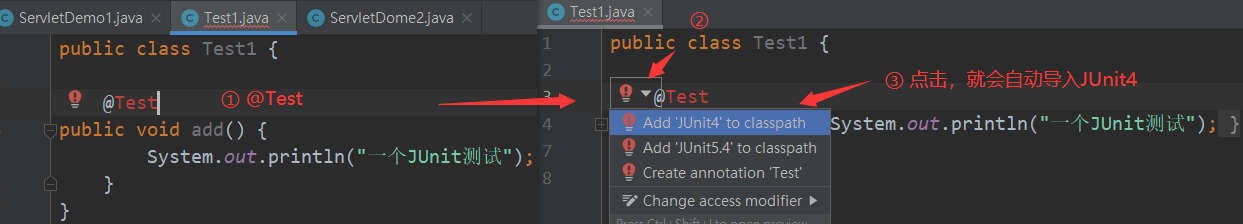 新版IDEA如何简单添加JUnit4 jar包单元测试（不用下载)【图文】超详细_add junit4 to classpath-CSDN博客