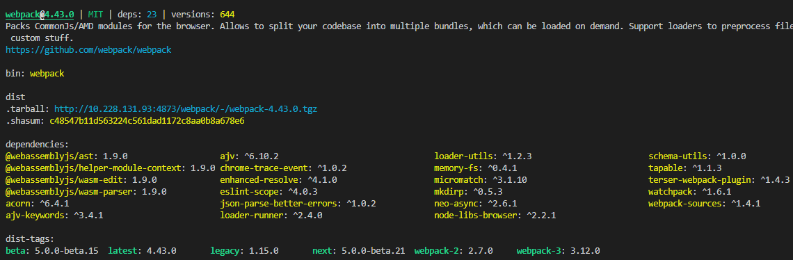 npm查看包的版本信息，npm查看包的最新版本，npm安装指定版本的包，npm升级指定的包，npm安装最新的包，npm查看已安装的包等等指令_npm 检测最新包-CSDN博客