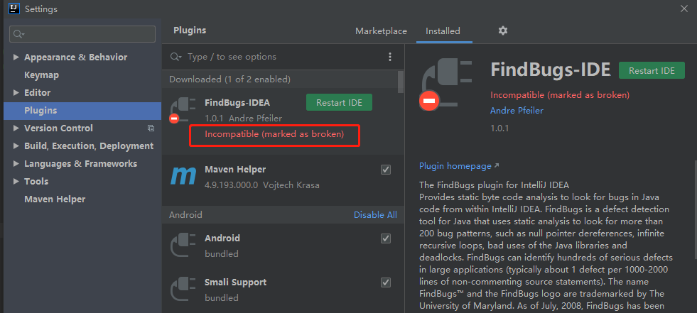 FindBugs-Idea 不再兼容IDEA2020 改用spotBugs_spotbugs 与idea2023.3不兼容-CSDN博客