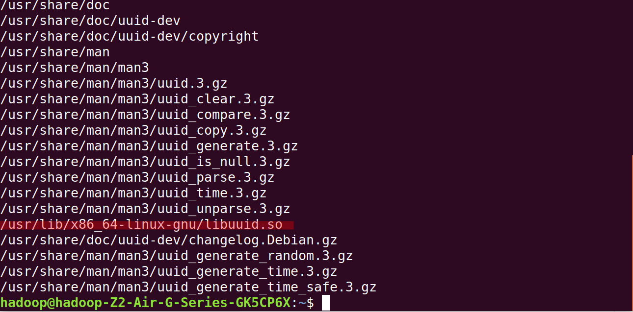 unbuntu下安装uuid，并添加到CMakeList链接库_uuid-dev-CSDN博客
