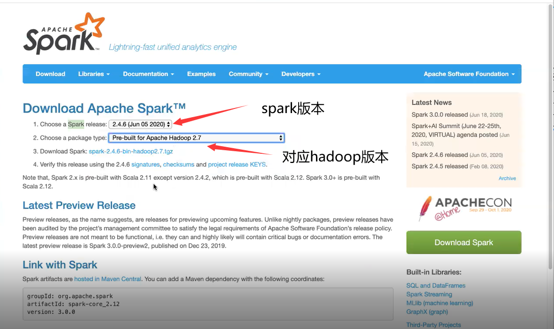 Centos7下搭建spark集群并配置成高可用集群_centos7 spark 集群启动只显示一个-CSDN博客