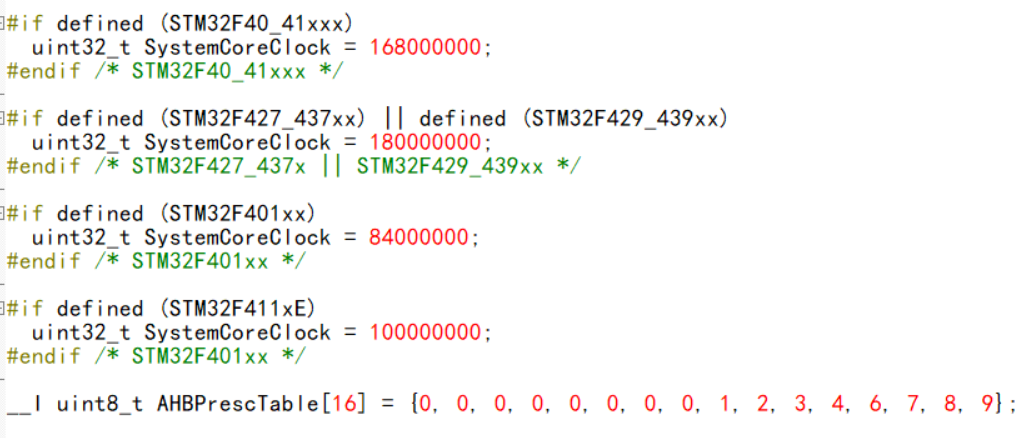 STM32之system_stm32f4xx.c的理解-CSDN博客