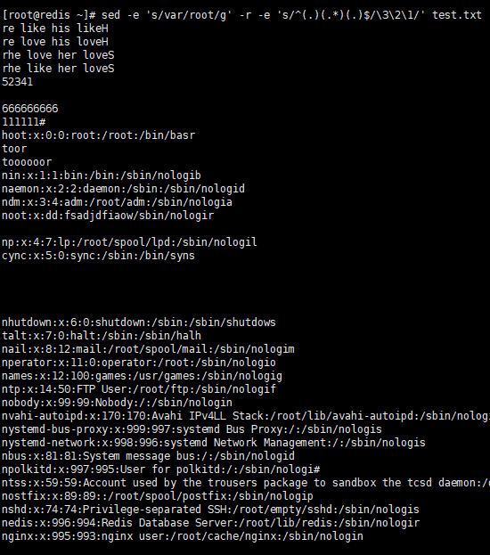 sed命令学习与练习--20个例子_sed练习-CSDN博客