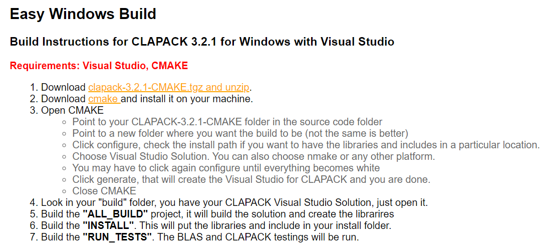 clapack的安装与使用_clpeak 安装-CSDN博客
