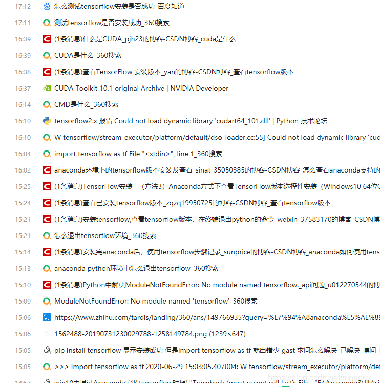 解决在anaconda下安装tensorflow报错的问题 Modulenotfounderror No Module Named ‘tensorflow‘import