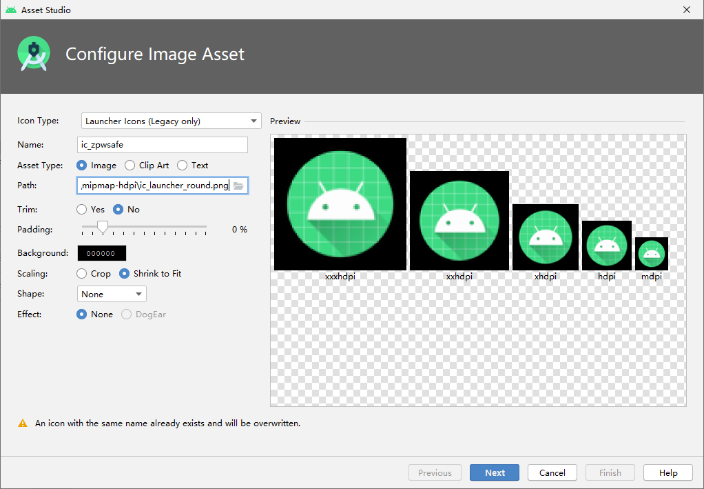 Android Studio 4.0 Image Asset 图标不能透明（记录）_image asset背景透明-CSDN博客