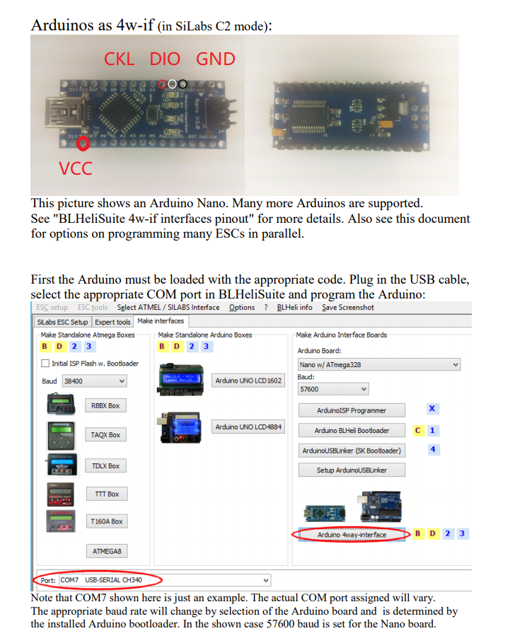 BLHeli无刷电调的固件烧写及调参介绍（解决电机低速抖动及正反转问题）-CSDN博客
