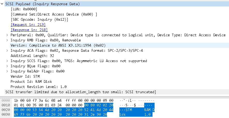 基于STM32F103的USB学习笔记35 - Mass Storage之SCSI命令_scsi 0x23命令-CSDN博客