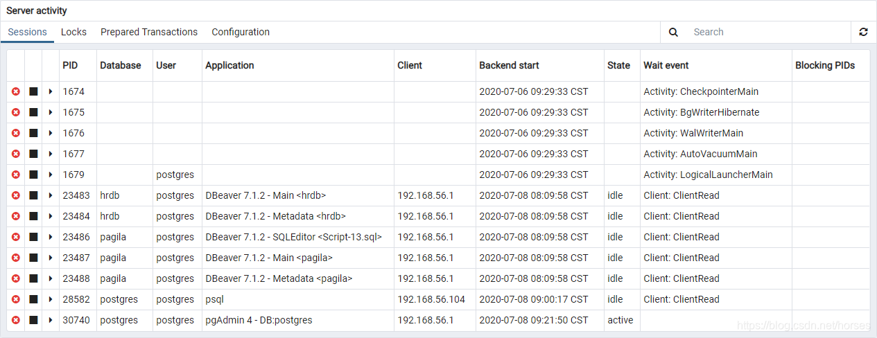 查看和终止 Postgresql 连接会话postgresql 结束连接session Csdn博客 5473