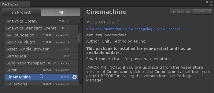 Unity | Cinemachine Virtual Camera_unity cinemachinevirtualcamera-CSDN博客