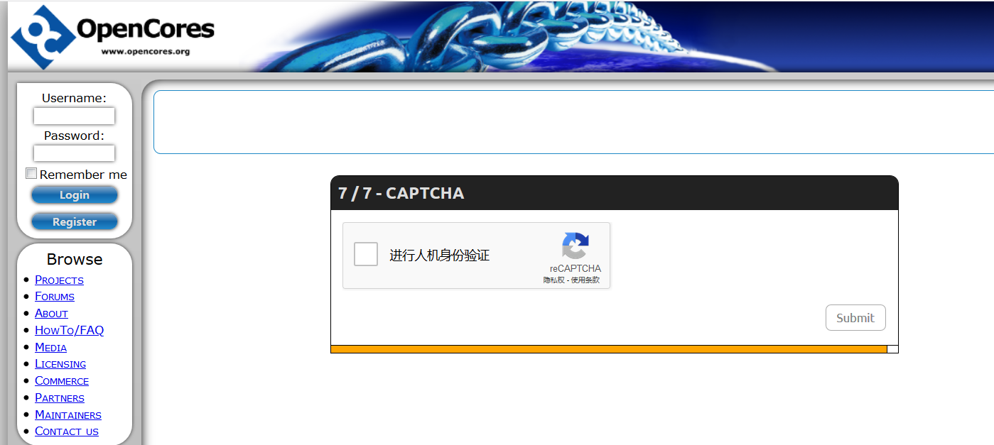 [Tips]Opencores 无法点击submit的问题解决方案_opencores注册submit点不了-CSDN博客