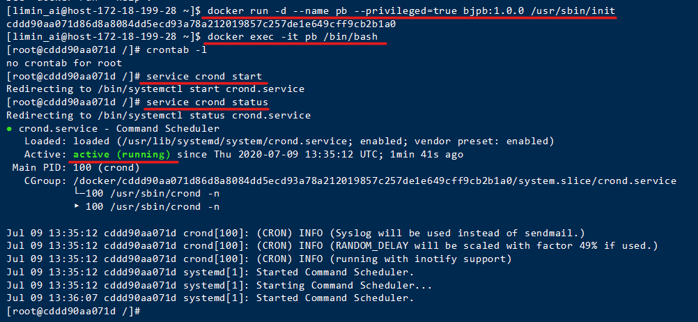 linux容器安装crontab_容器内安装 crontab-CSDN博客