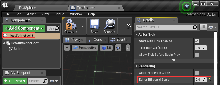 UE4 Spline_set spline points-CSDN博客
