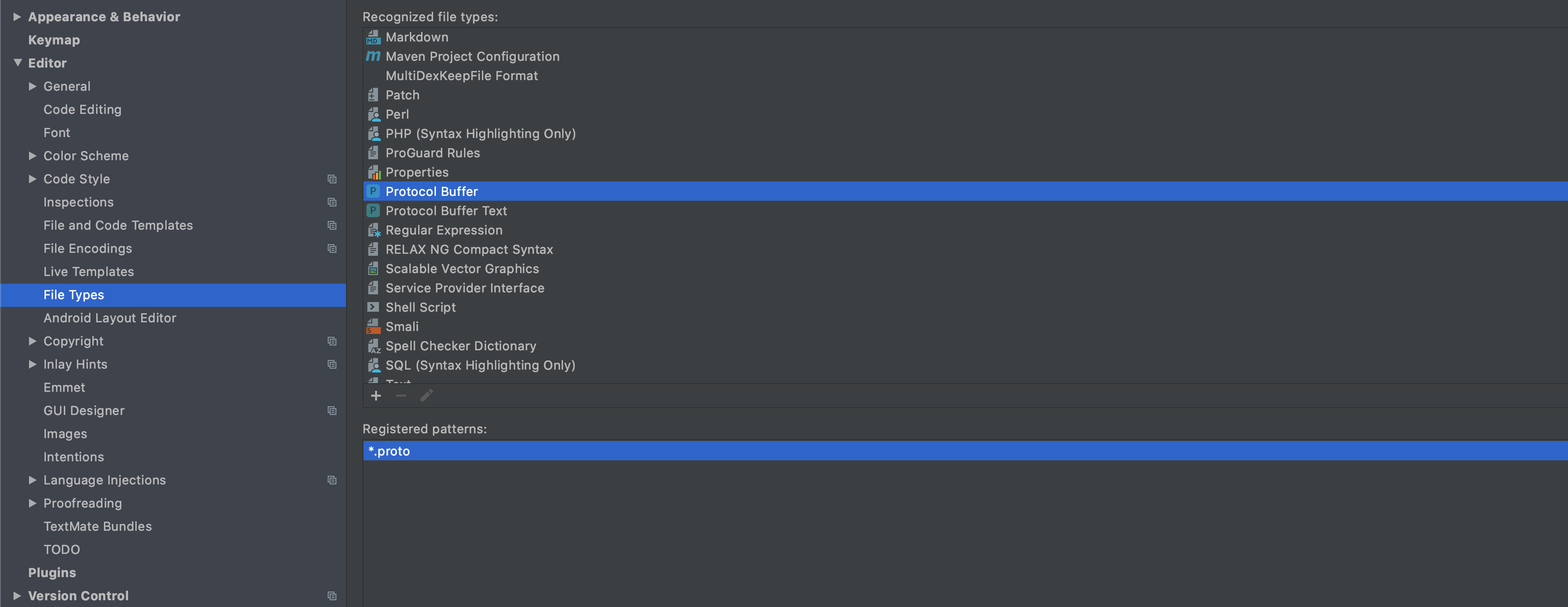 idea社区版 filetype中没有protobuf选项 无法识别.proto文件_idea 无法识别java protobuf-CSDN博客