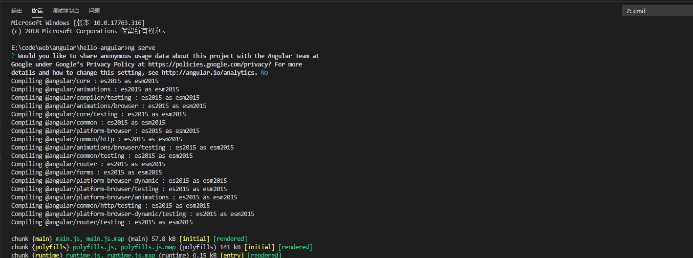 使用vscode时，执行ng Serve出错vscode终端 Ng Serve Csdn博客 