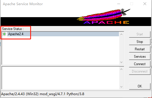2020年最新apache2.4 + flask + python3.8 + windows10的部署_apache 必须和python版本对应吗-CSDN博客