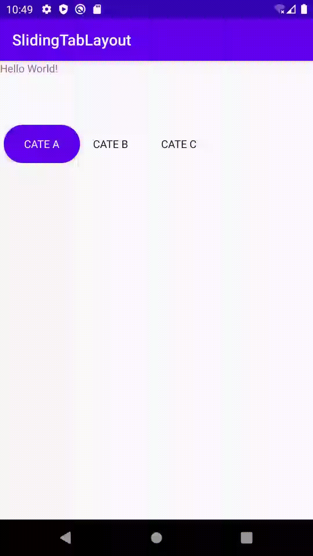 【CustomView】Android SlidingTabLayout 按钮之间切换指示器滑动-简单实现_安卓tablayout中指示器动画-CSDN博客