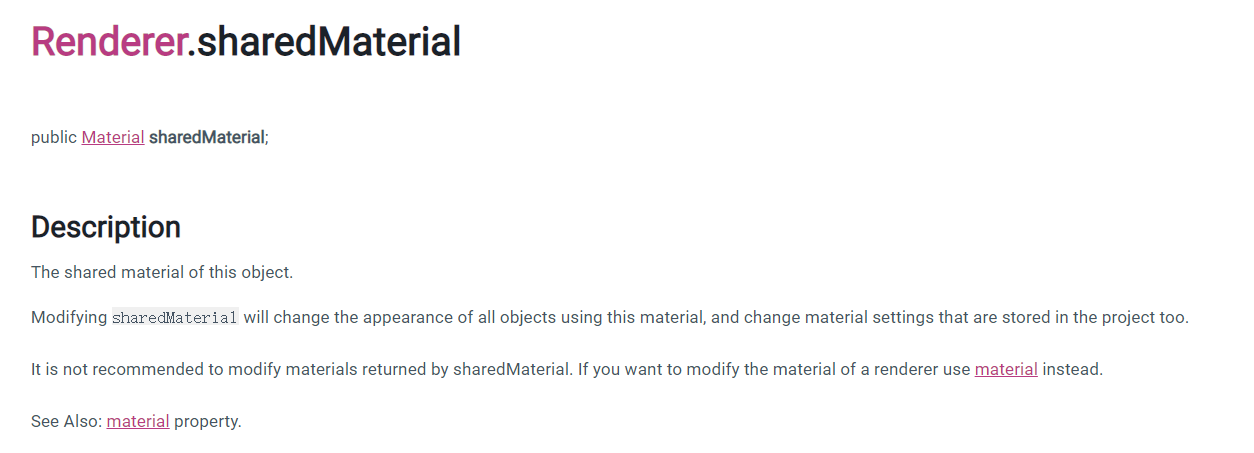 Unity Renderer的 sharedMaterial, material 和 materials 以及UI的 material 浅析-CSDN博客