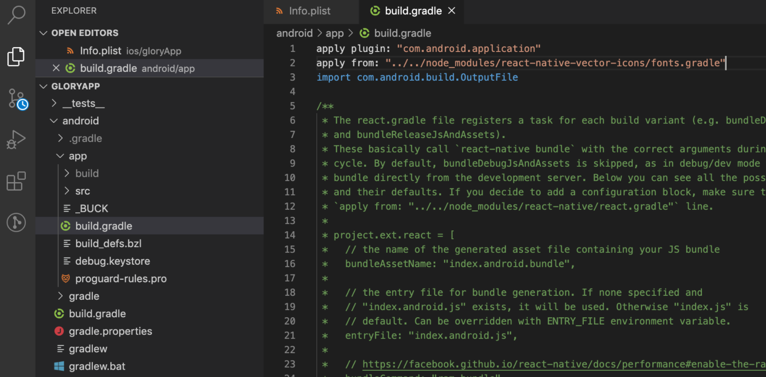 react native安装配置图标库react-native-vector-icons以及安装配置react-navigation_wner ...